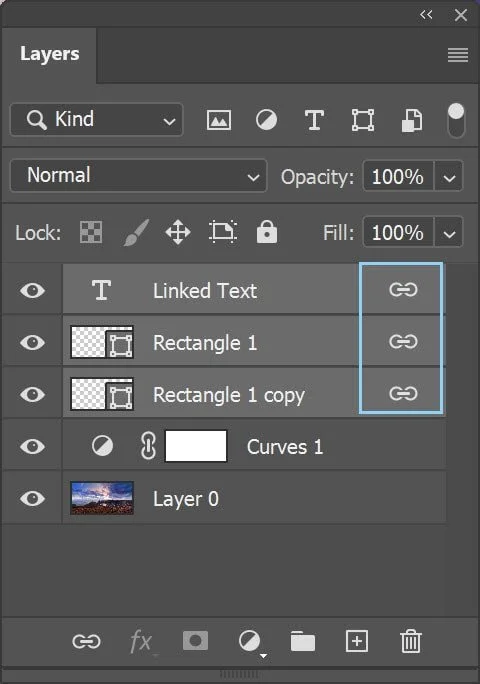 How to Link Layers in Photoshop