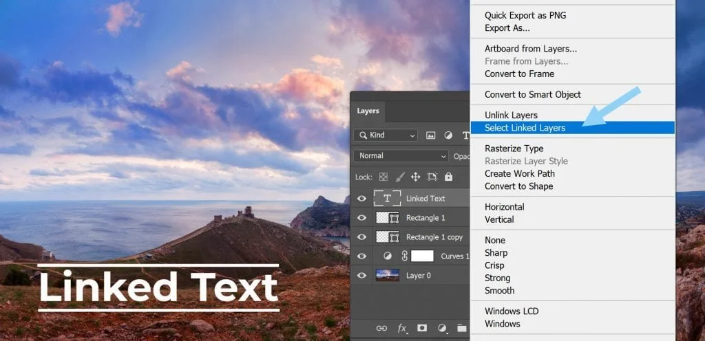 How to Link Layers in Photoshop