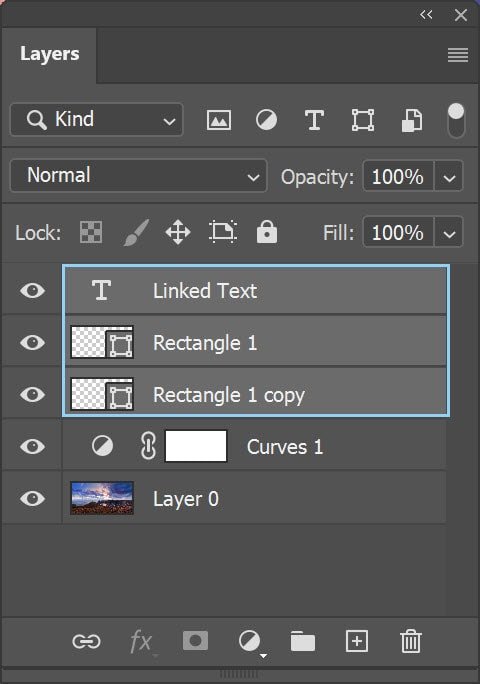 How to Link Layers in Photoshop