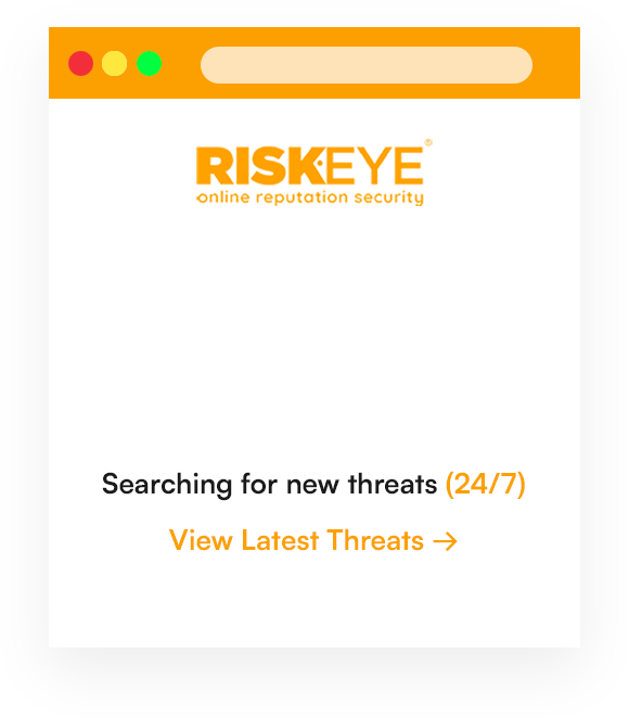 Online Risk and Reputation Monitoring | RiskEye