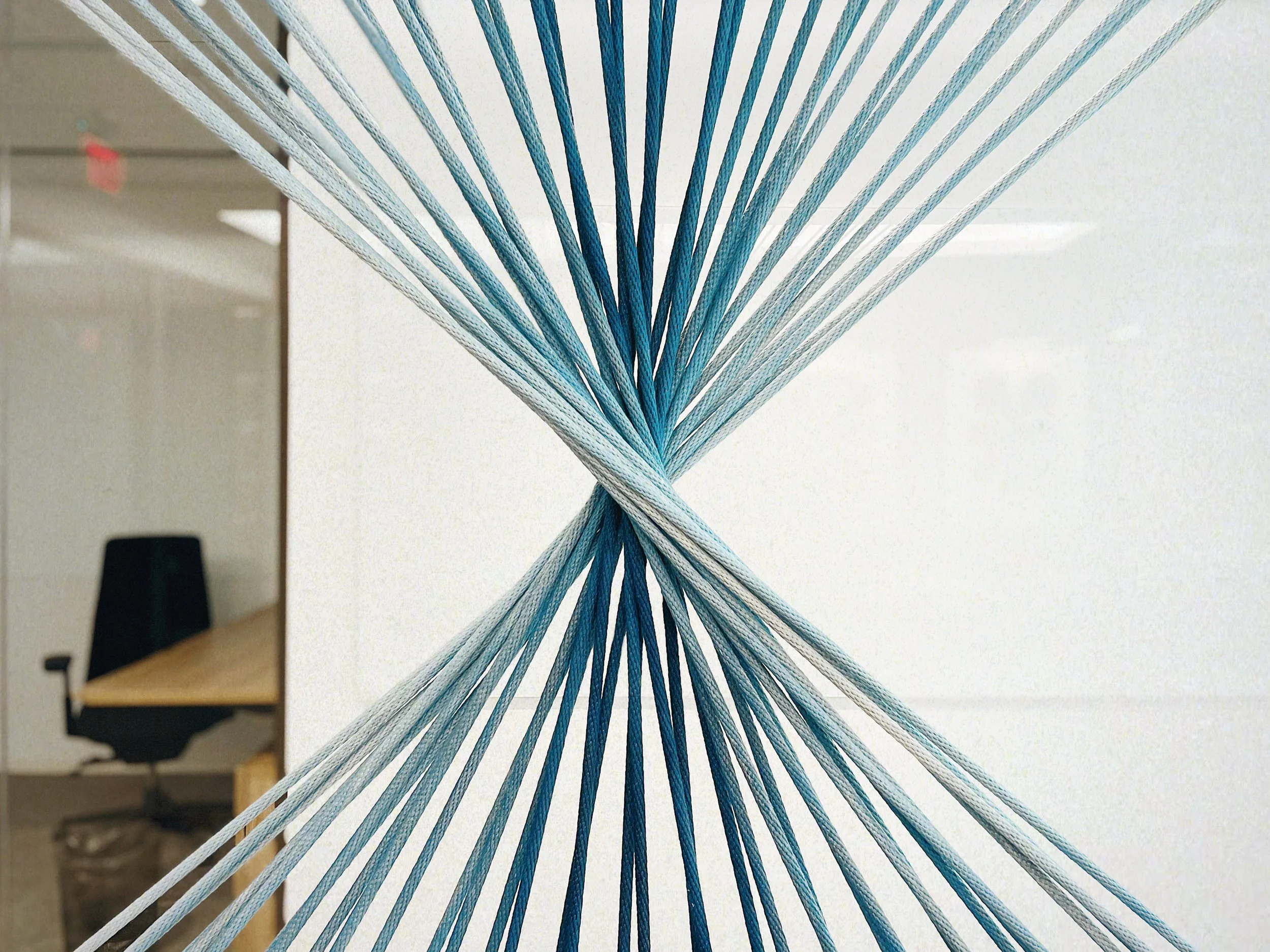 Corporate Office Rope Installation — FIBROUS | Custom Fiber Art ...