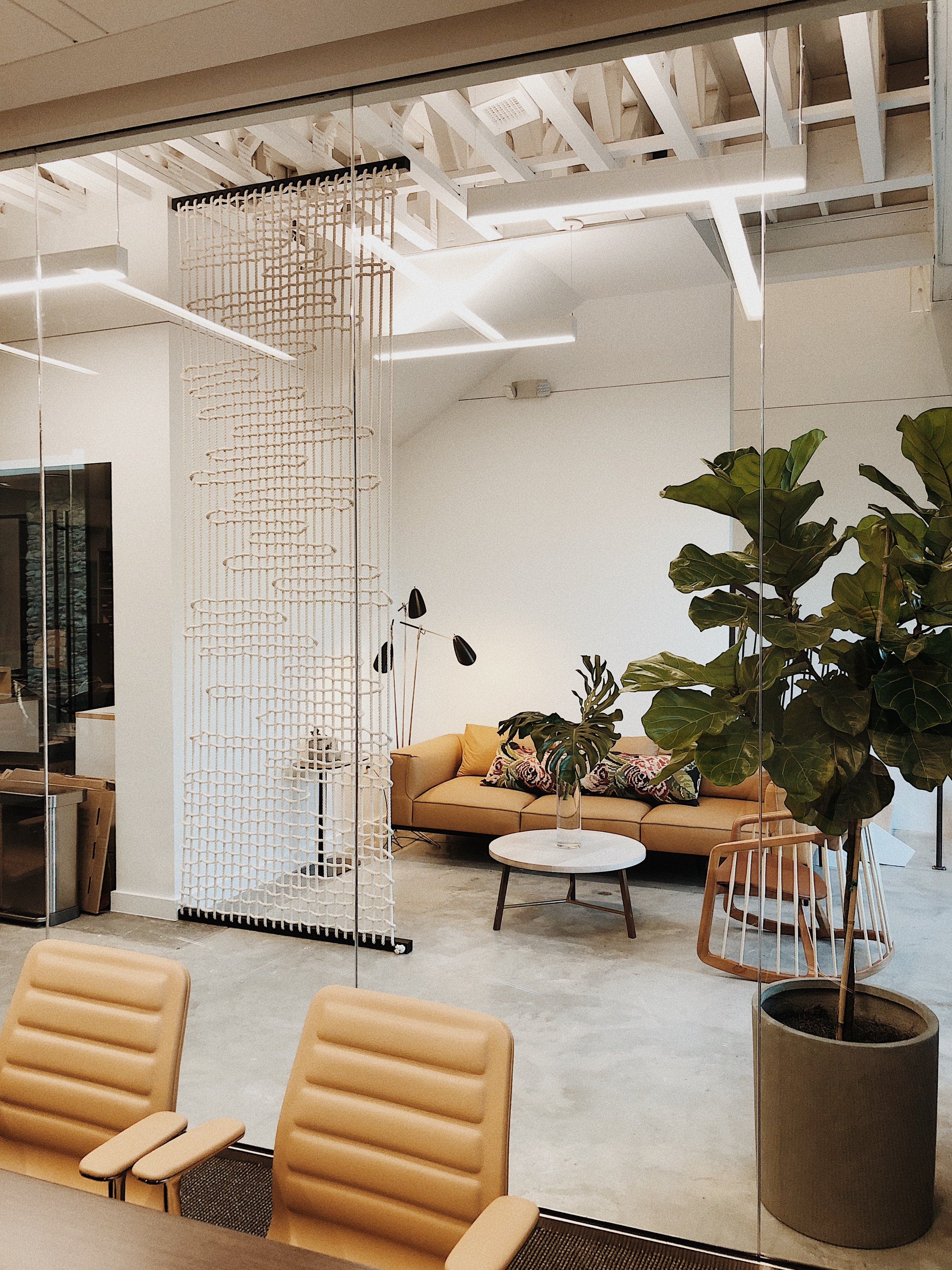 Architecture Firm Rope Installation — FIBROUS | Custom Fiber Art ...