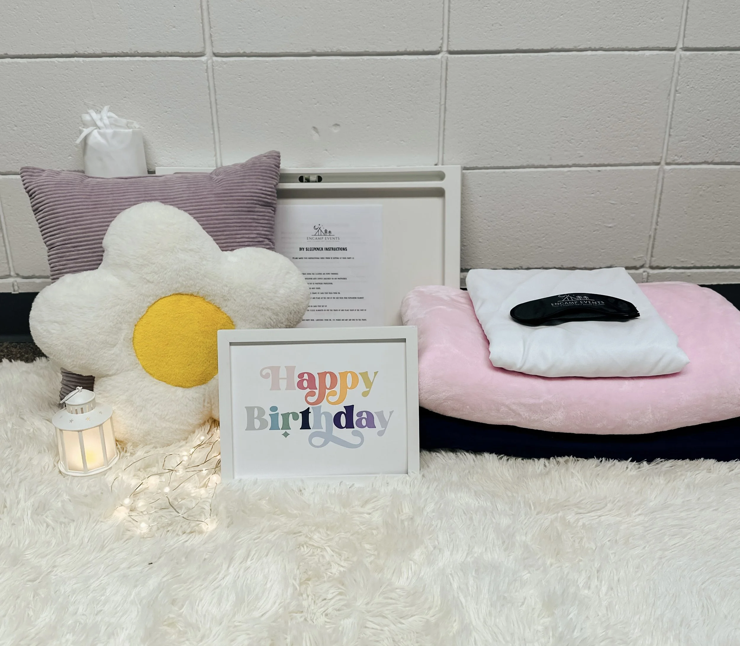 DIY SLEEPOVER KIT — ENCAMP EVENTS