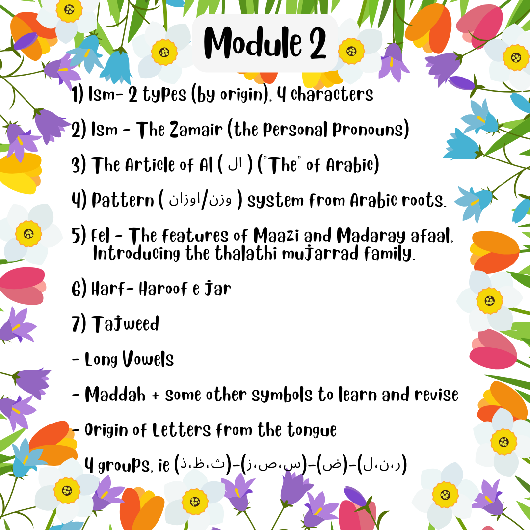 Modules — The Lasting Noor