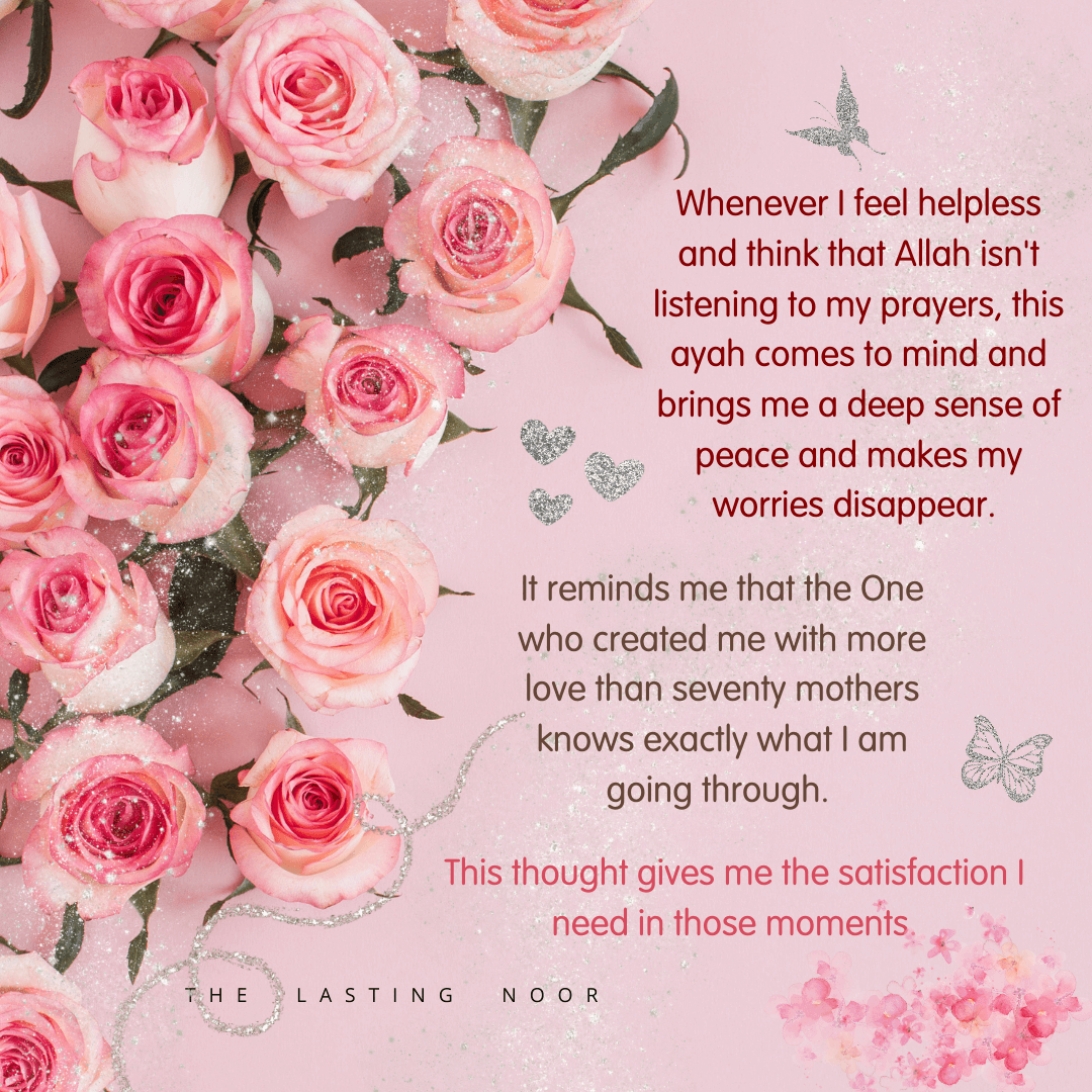 The Ayah That Uplifts My Soul — The Lasting Noor