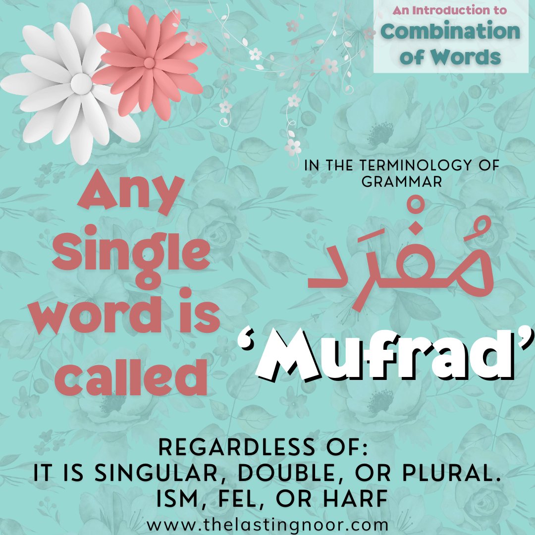 An Introduction to Combination of Words — The Lasting Noor
