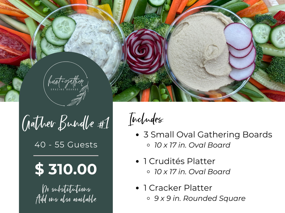 BOARDS MENU — Hunt + Gather Grazing Boards