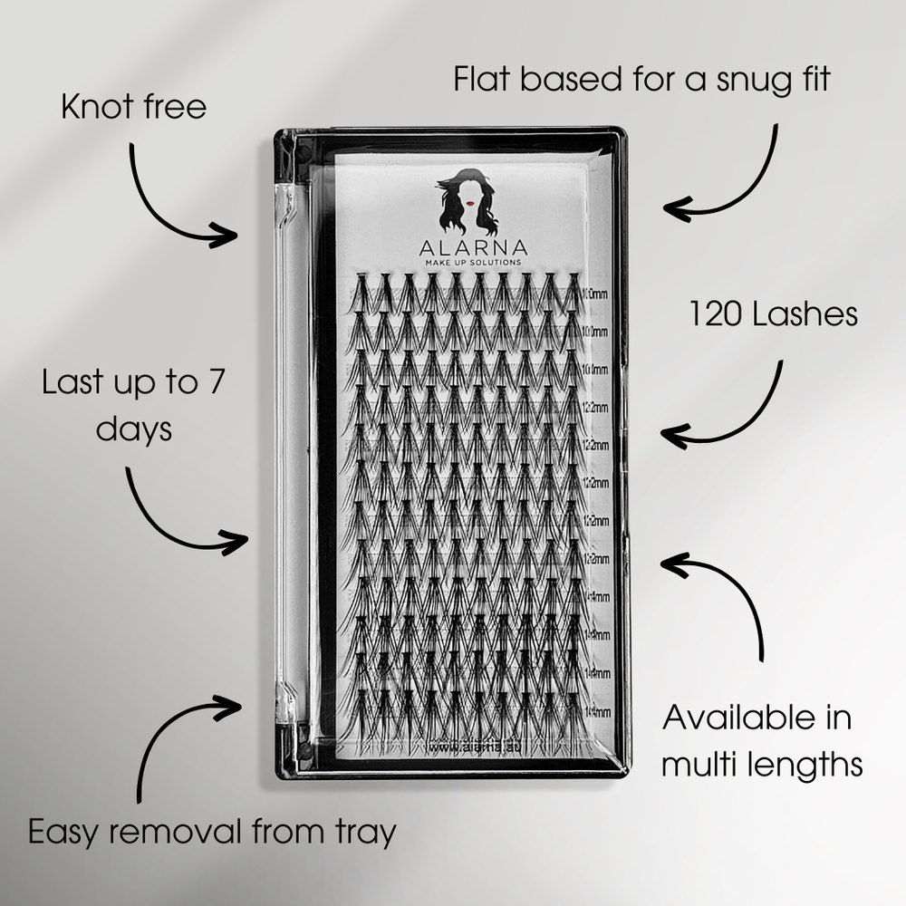 DIY Individual Lashes Kit - BLACK — Alarna Make up Solutions