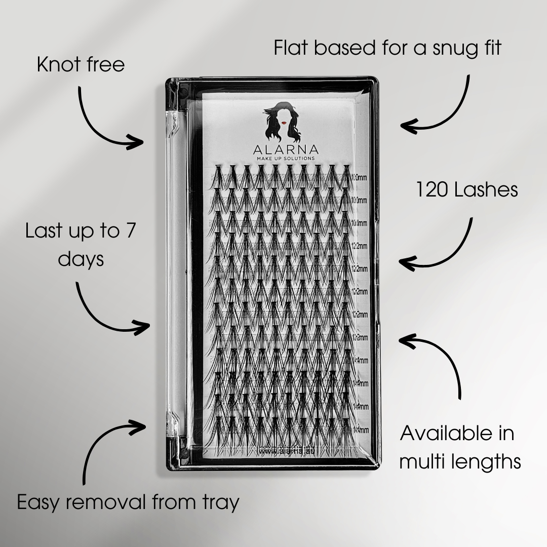 DIY Individual Lashes Kit - BLACK — Alarna Make up Solutions