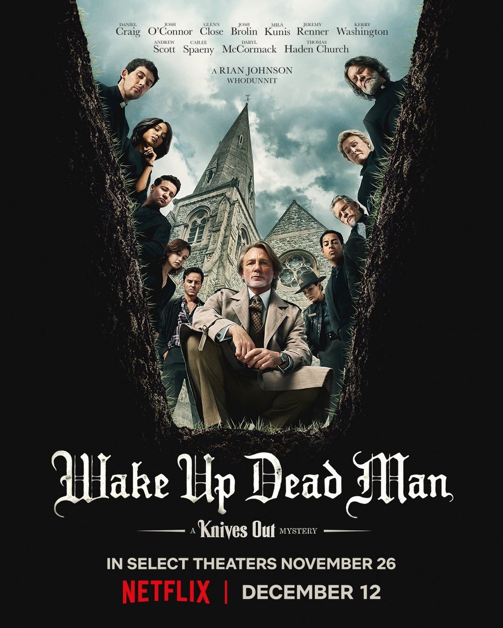 WAKE UP DEAD MAN: A KNIVES OUT MYSTERY Gets First Teaser Trailer, Poster — When To Stream