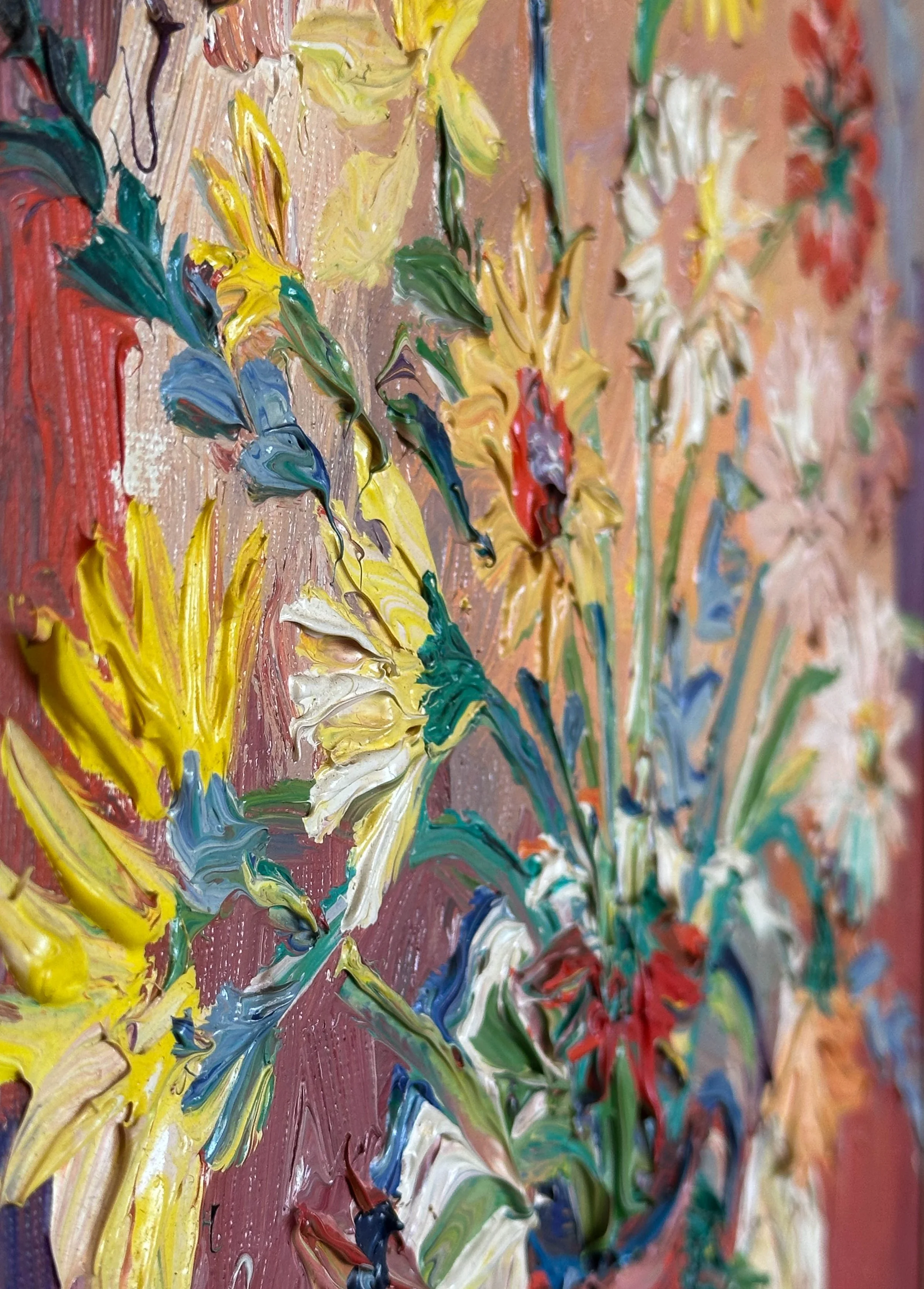 Fred's Flowers | Fred Yates Painting — Rastall Art