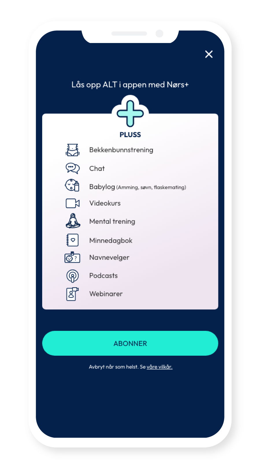 Appen Nørs - Hele Norges gravid- og foreldreapp — Nørs