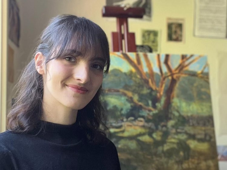 Girl in Fitzroy Falls | Sarah Robinson — Tyger Gallery