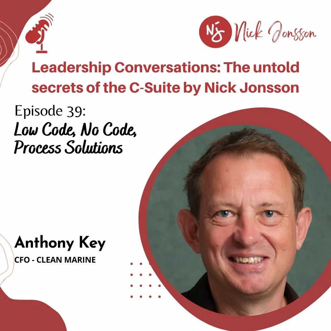 Ep 39: Anthony Key - Low Code, No Code, Process Solutions