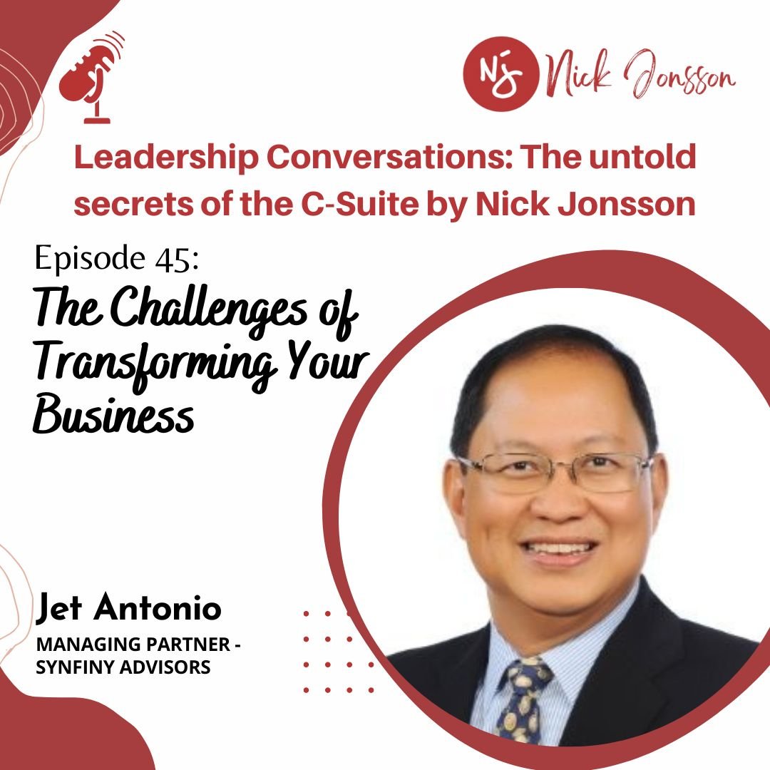 Nick Jonsson and Jet Antonio leadership conversations