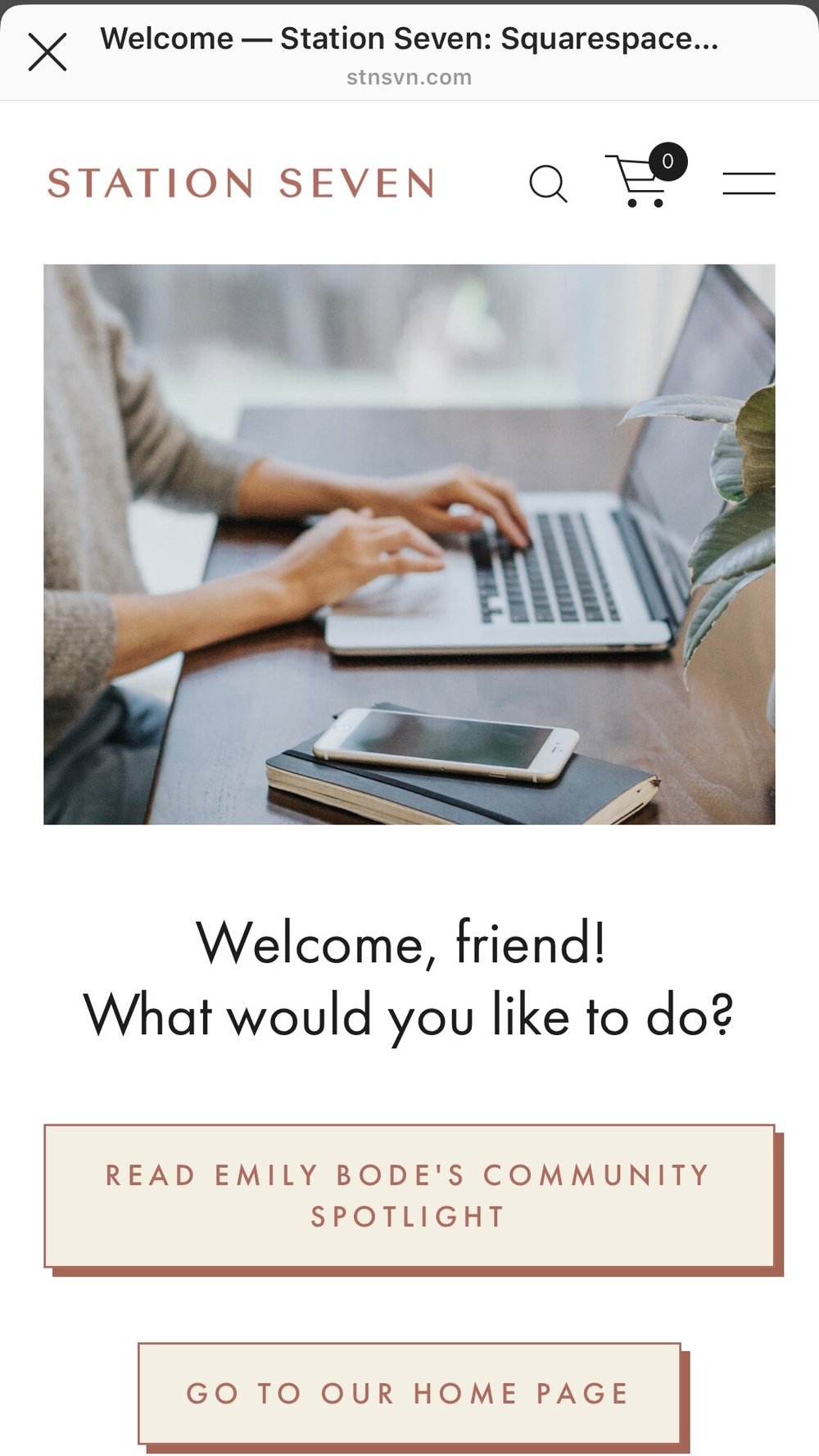 How to Create a 'Link in Bio' Page in Squarespace — Station Seven