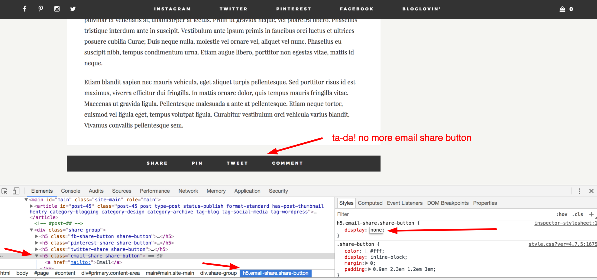 How to Own Your Site Design With This Easy CSS Trick — Station Seven