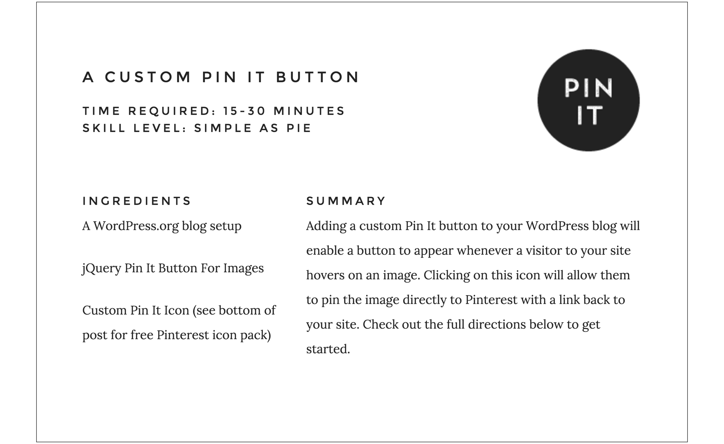 How To Add A Custom Pin It Button In WordPress Station Seven How To Add A Custom Pin It Button In WordPress Station Seven