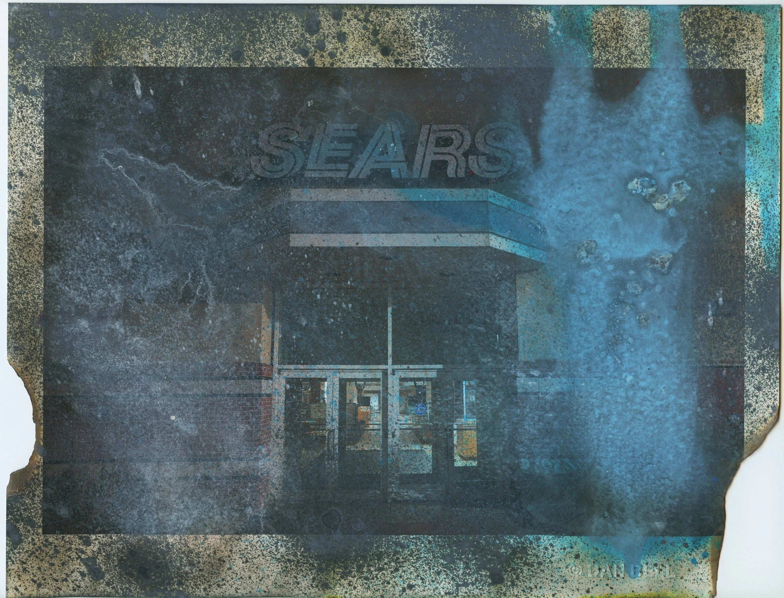 Untitled #10 (2026) Hand Painted Oxide Dye Giclée Artwork on Cotton Rag ...