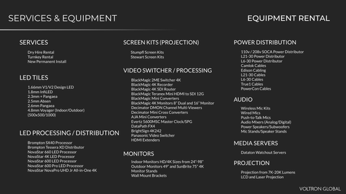 Pangaea Equipment Services — Pangaea Studios