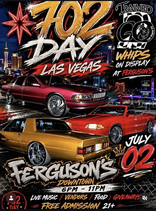 702 Day Las Vegas Fergusons Downtown Trained 2 Go LV CC july 2nd 2026 ...