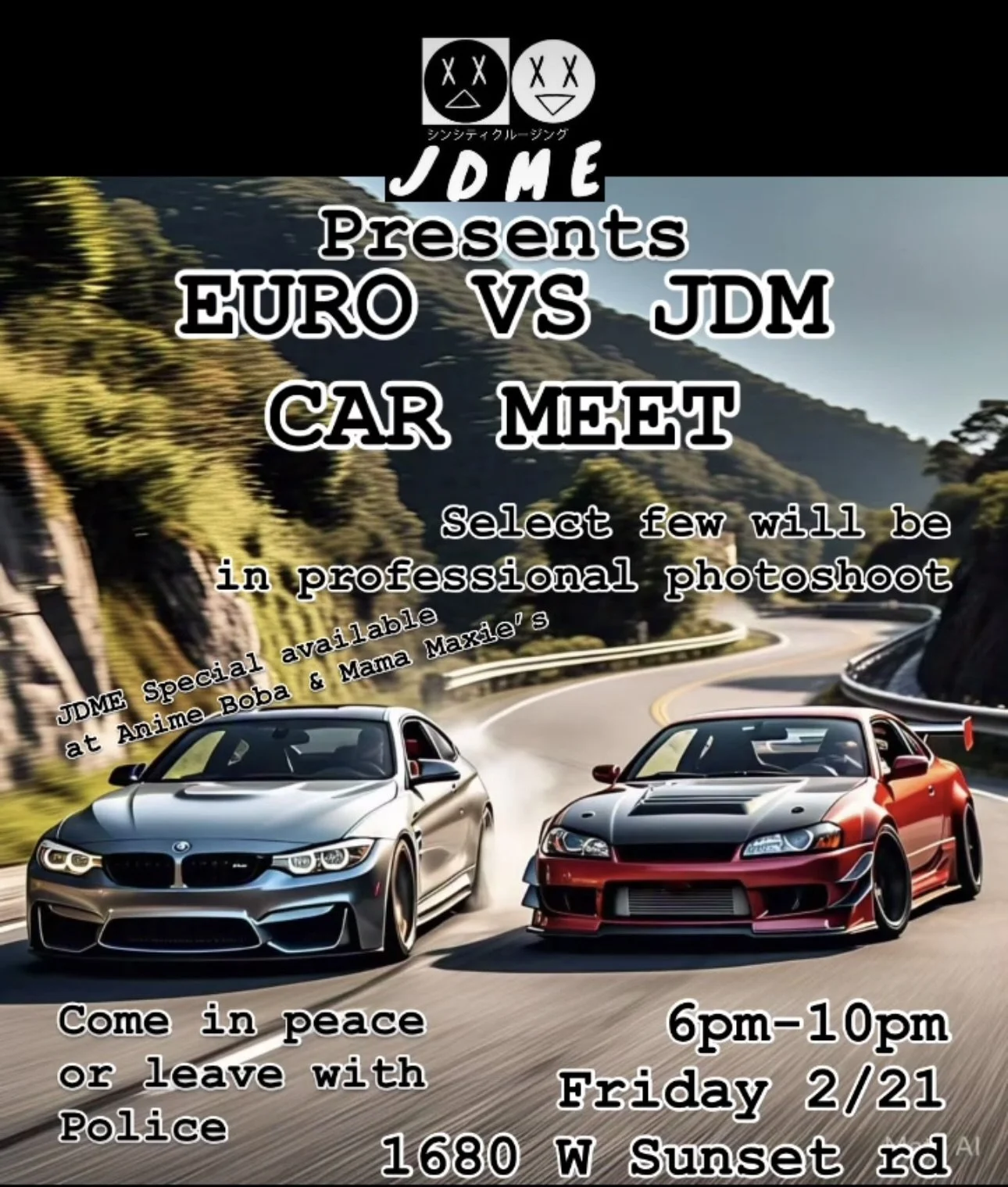 JDME Presents EURO vs JDM Car Meet February 21st 2025 - Revrottle - Vik Chohan Photography ...