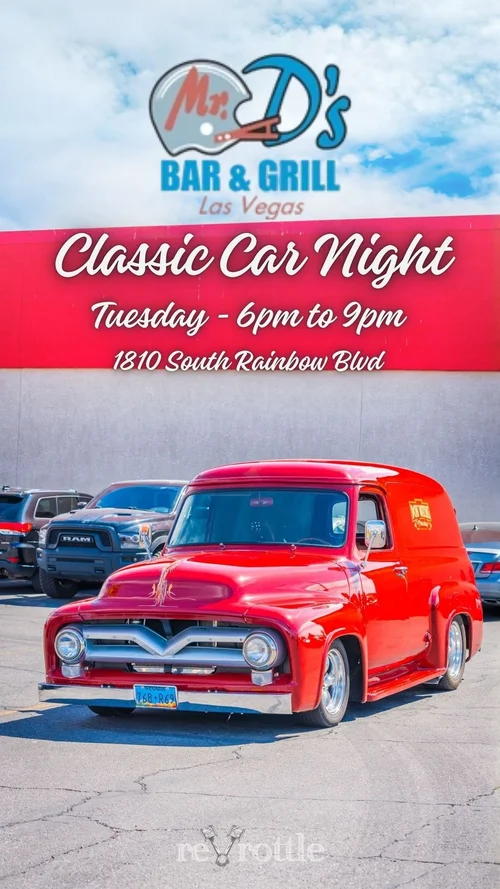 Mr Ds Bar and Grill Las Vegas Car Meet june 23rd 2026 - Revrottle - Vik ...