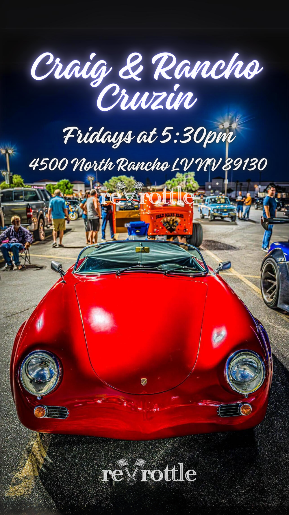 Craig and Rancho Cruzin at Boulevard Home Las Vegas Car Meet - Friday ...