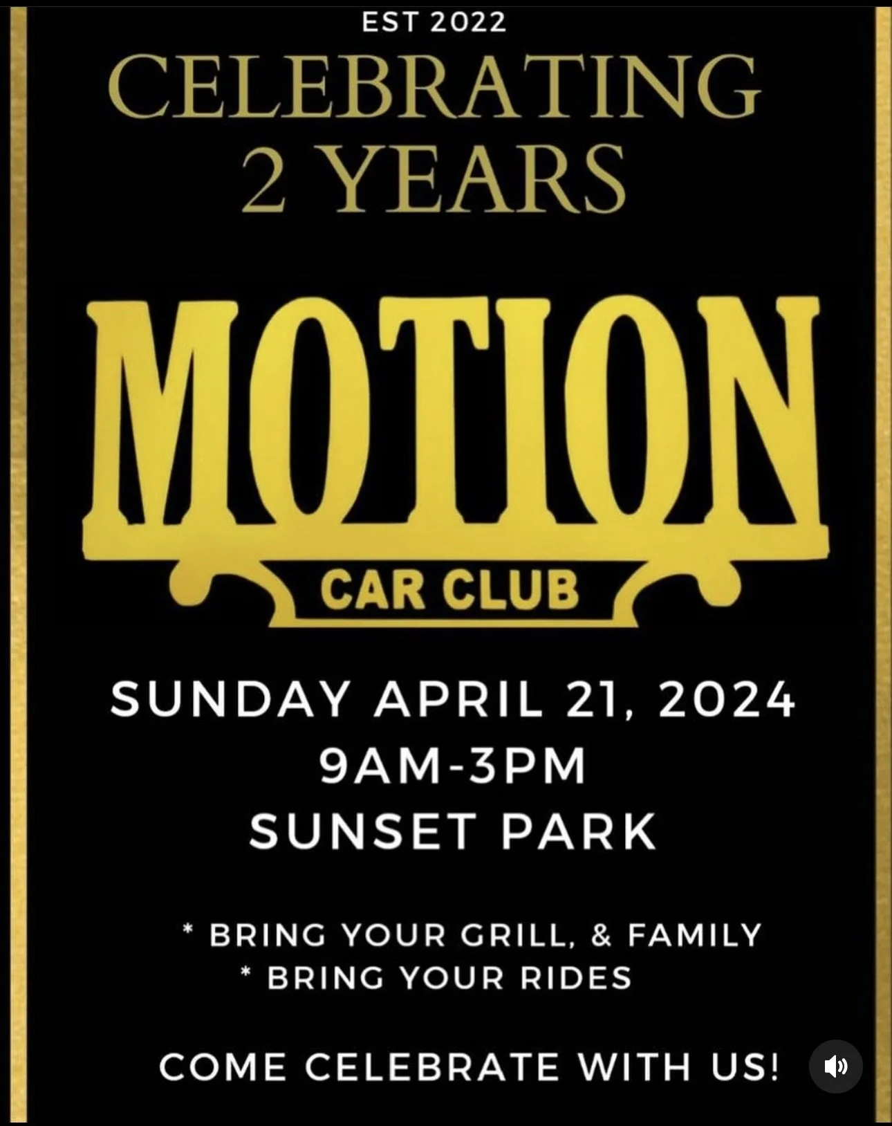 Motion Car Club - Celebrating 2 Years - Car Meet - April 21st 2024 ...