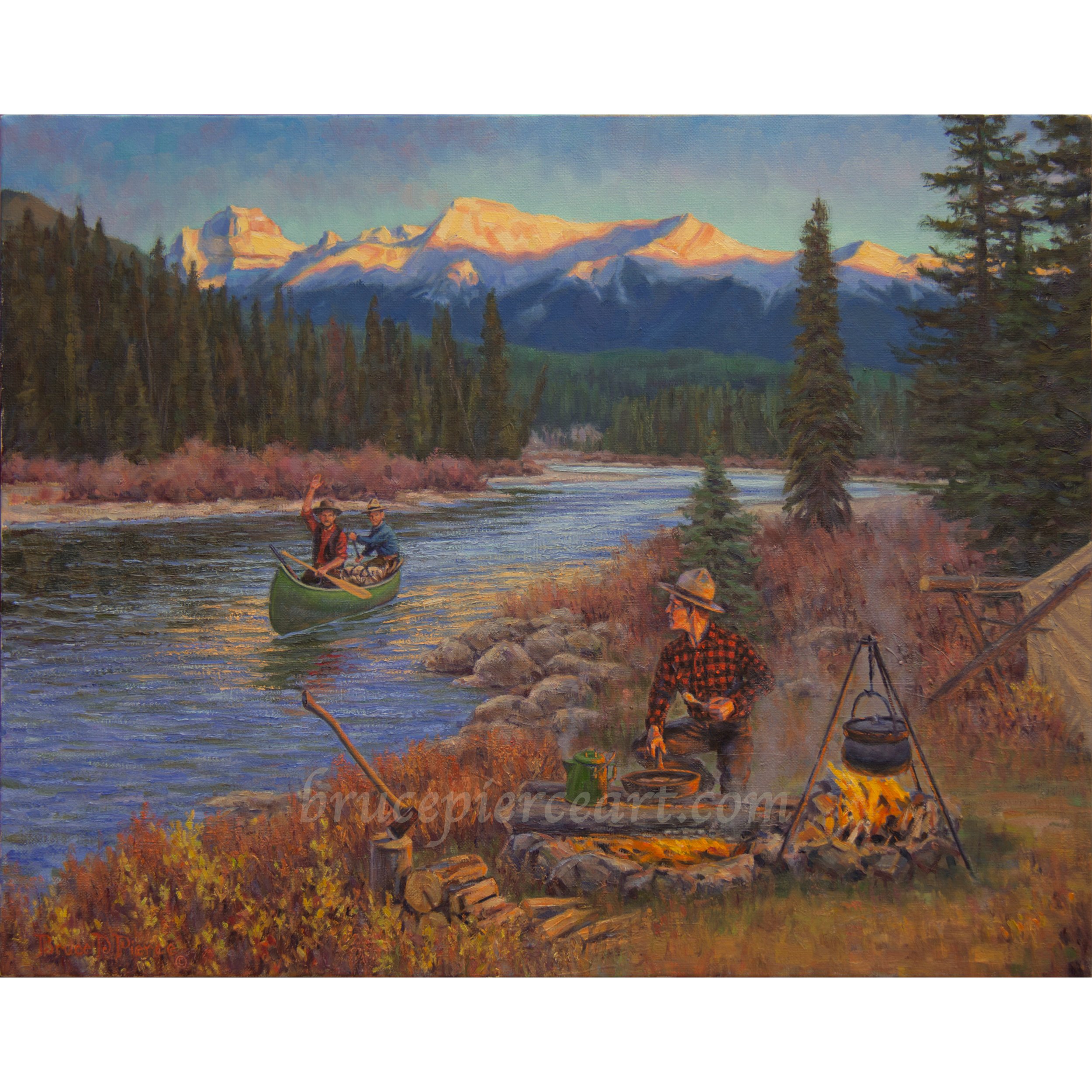 Bow River Camp — Bruce Pierce