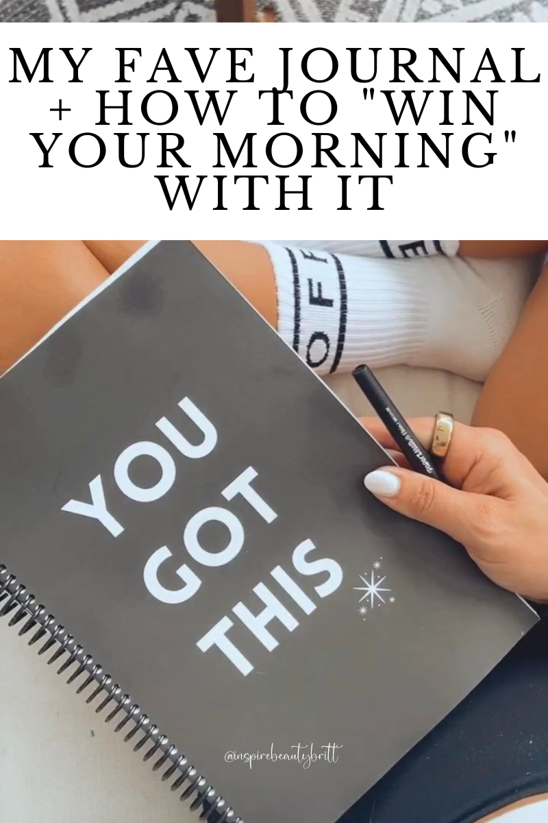 My FAVE journal + how to "WIN YOUR MORNING" with it — The Self Care ...