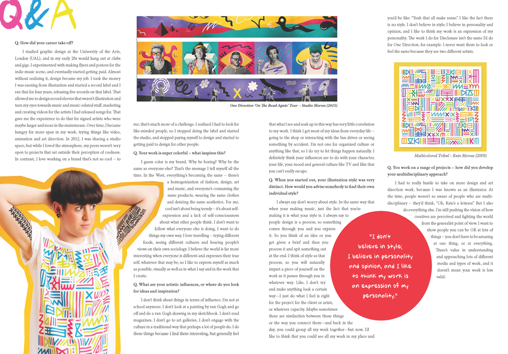 Kate Moross Spotlight Editorial — CRISTINA GILSTRAP