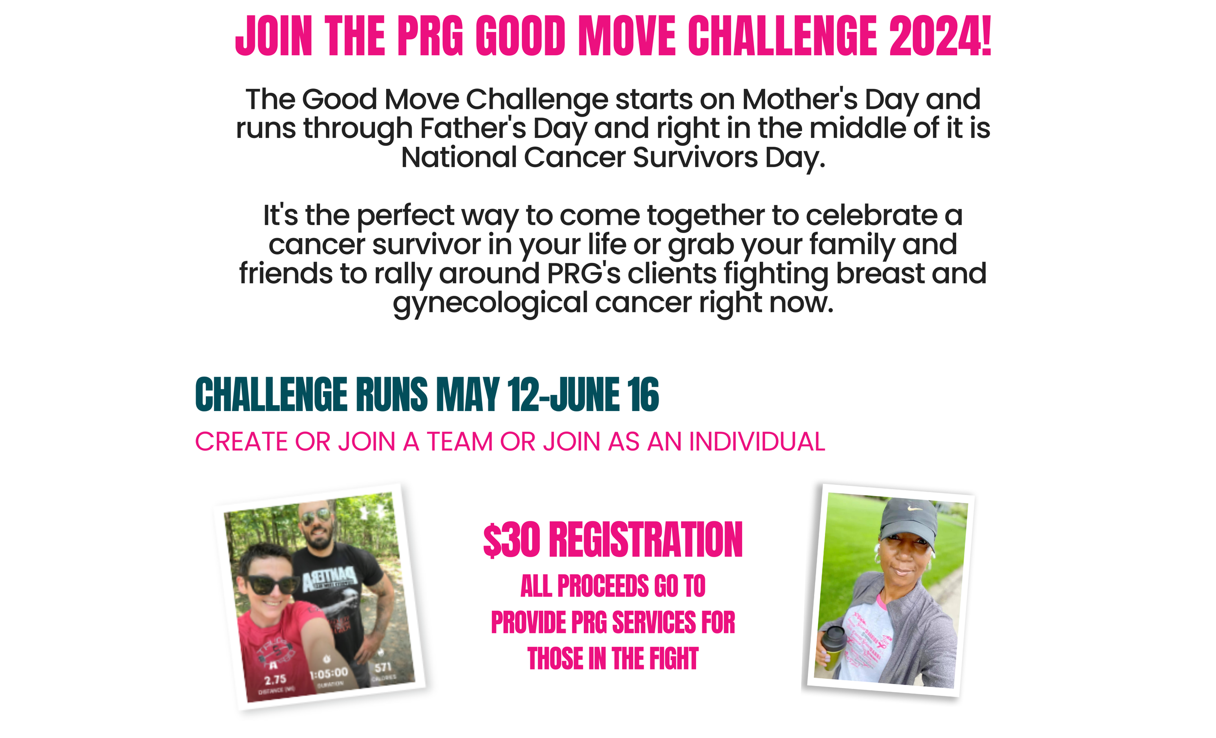 PRG Good Move Challenge — Pink Ribbon Good