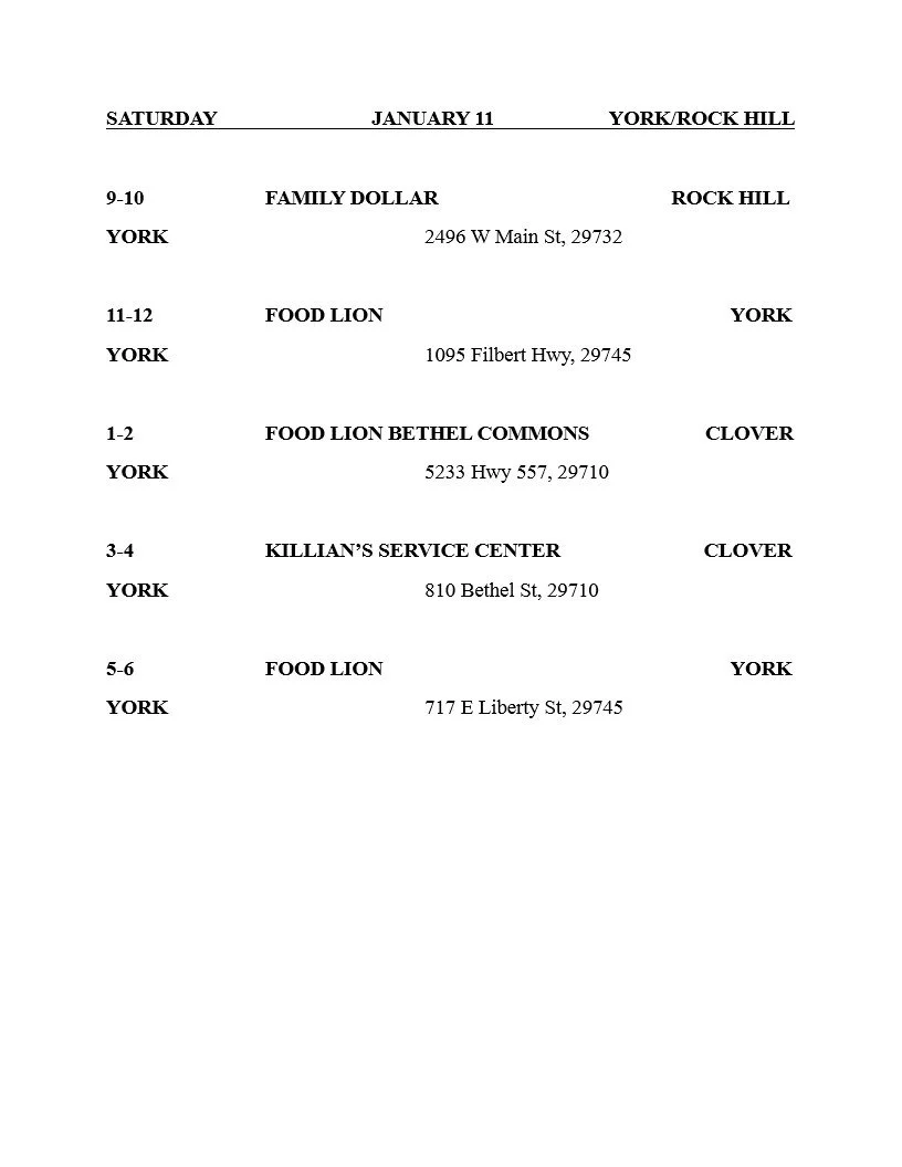 Schedule — Pet Med Mobile