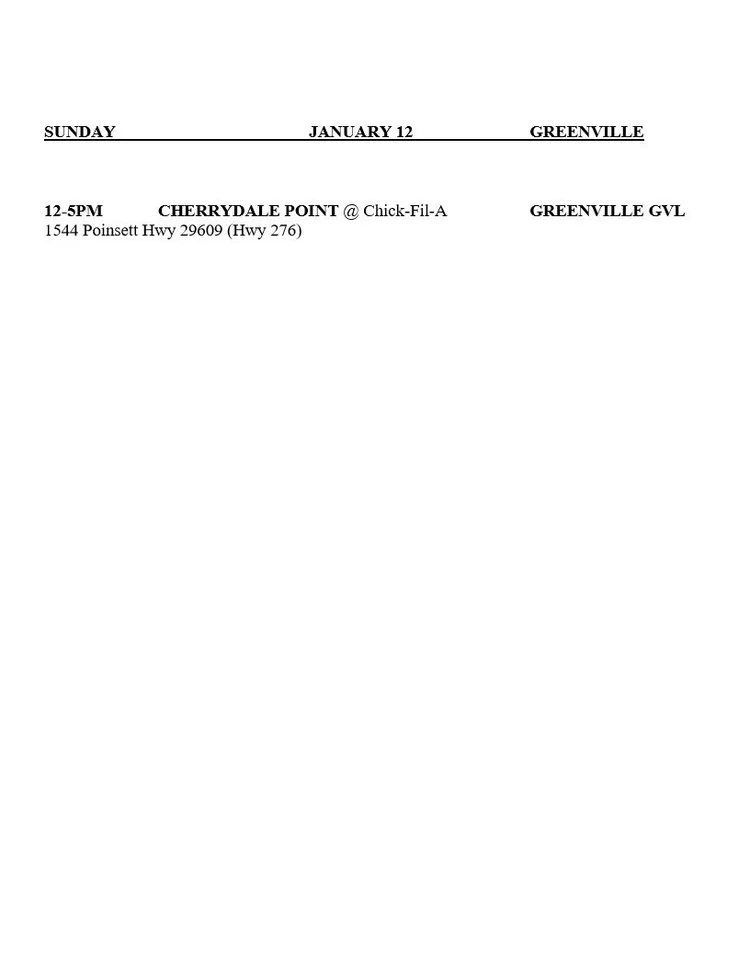 Schedule — Pet Med Mobile