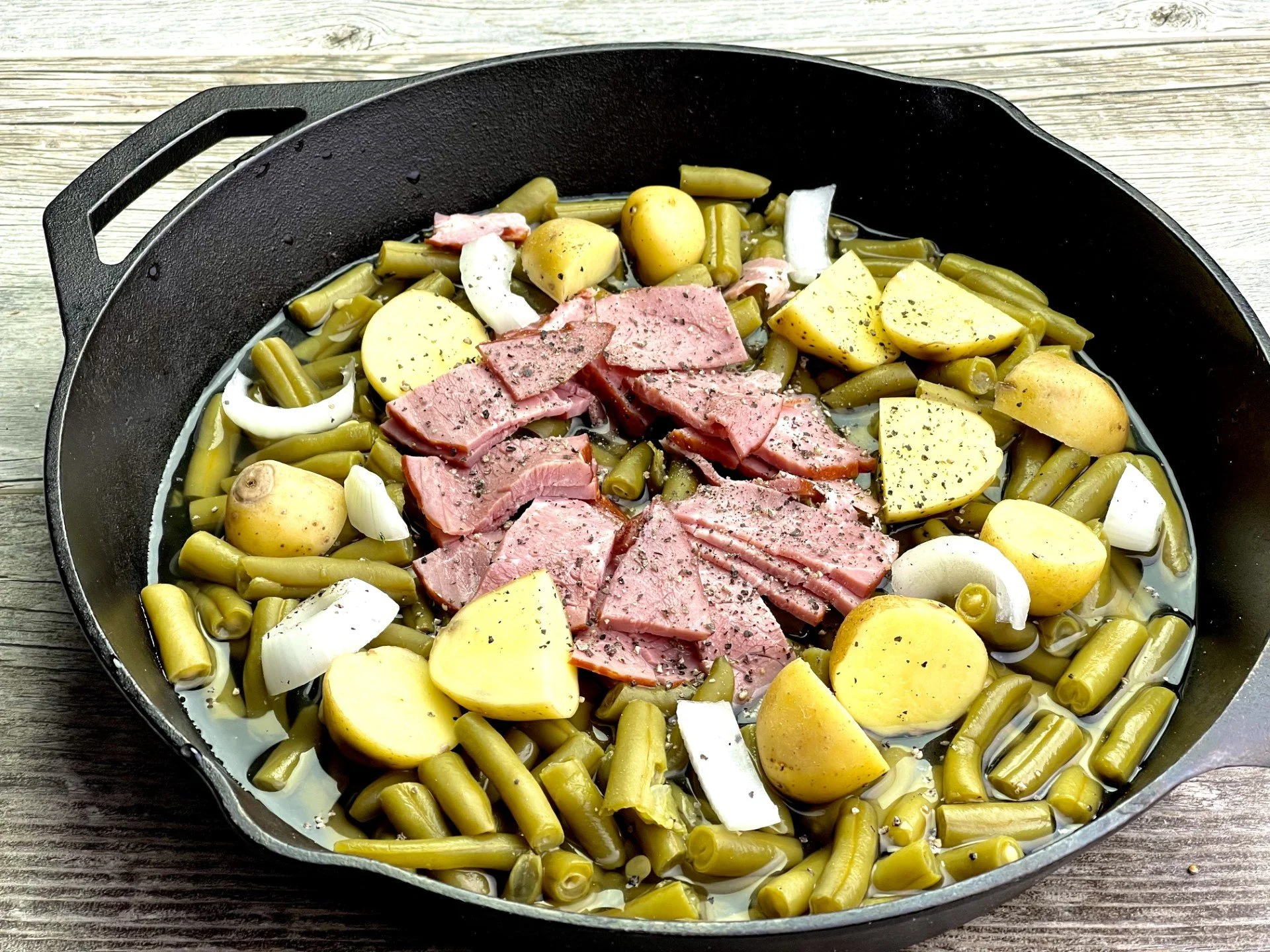 CINCINNATI'S CLASSIC COTTAGE HAM AND GREEN BEANS — Queen City Sausage