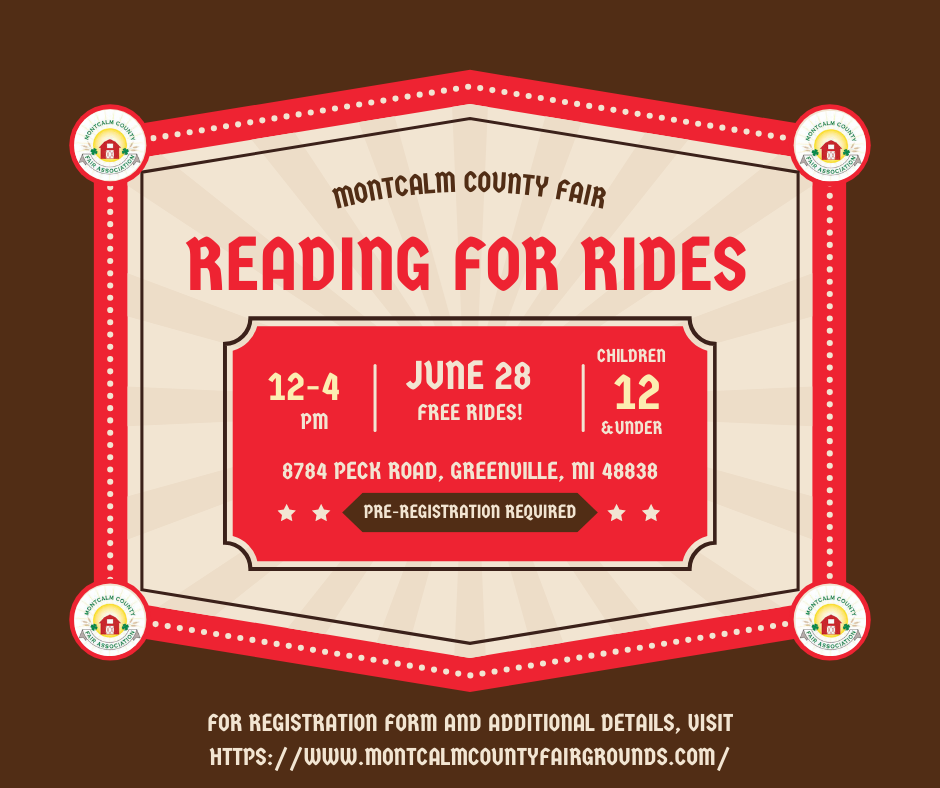 Reading for Rides — Montcalm County Fairgrounds