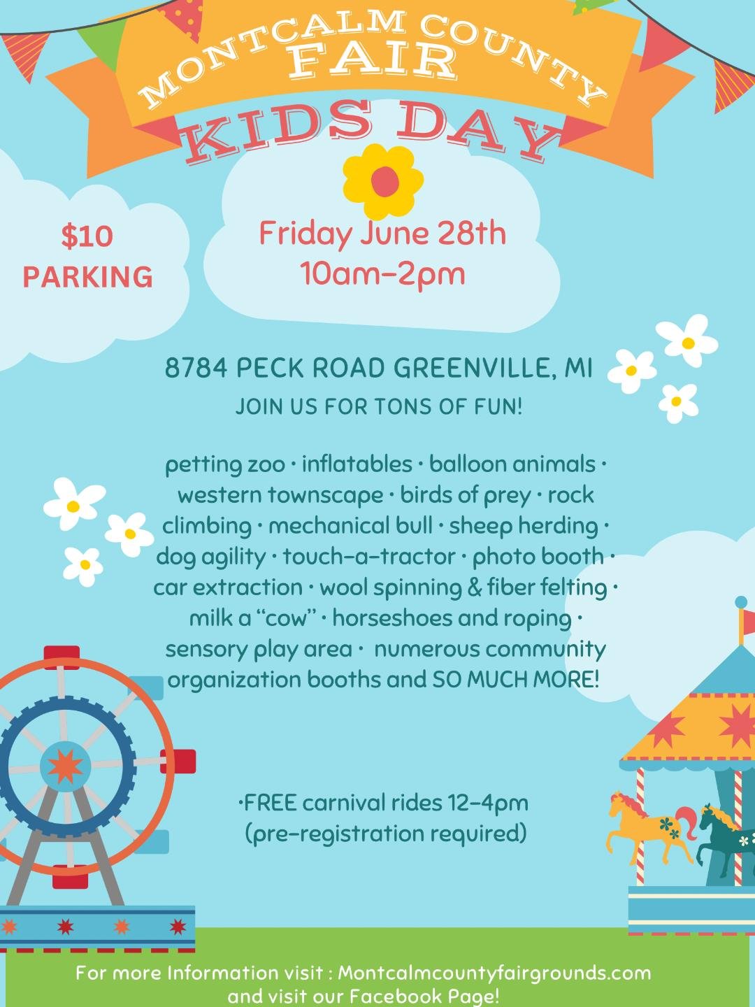 Kids Day — Montcalm County Fairgrounds