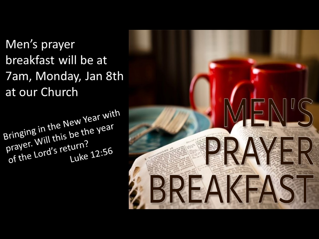 Men's Prayer Breakfast — Next Step Christian Church