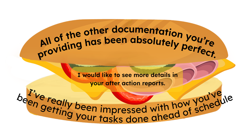 The Compliment Sandwich: A Masterclass in Miscommunication — Inclusive ...