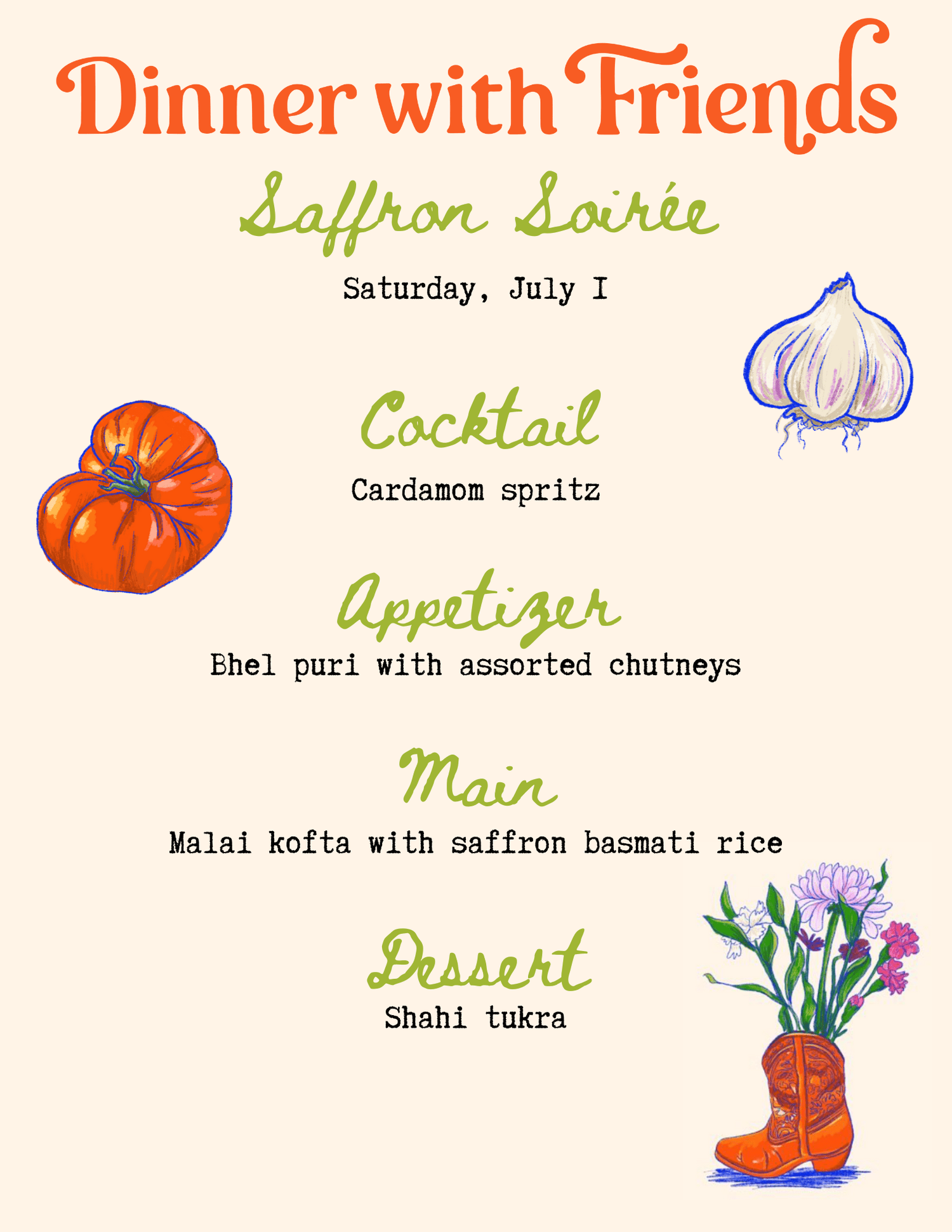 Upcoming Events — Dinner with Friends NYC