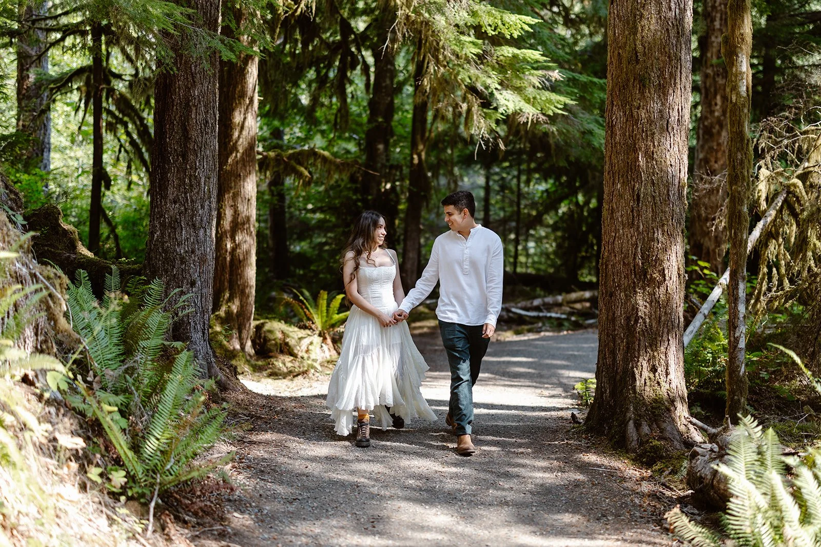 Olympic National Park Engagement - Adventurous Photos