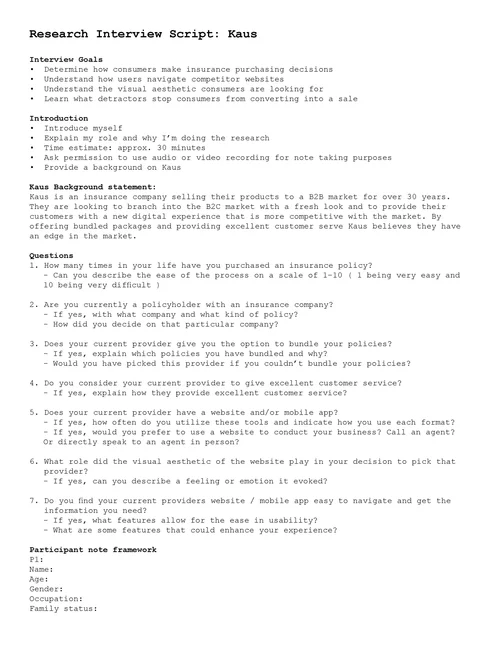 Casestudy: Kaus — Celia Hazard Designs