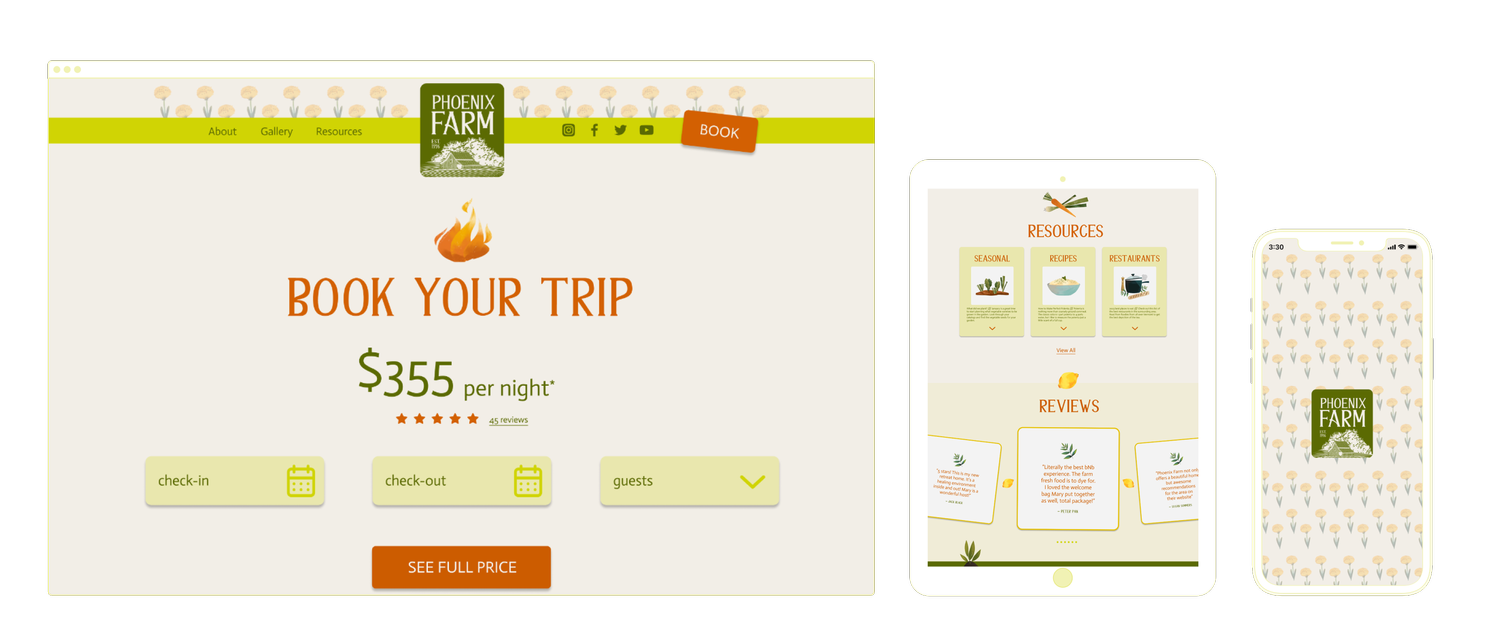 Casestudy: Responsive Site // Phoenix Farm — Celia Hazard Designs