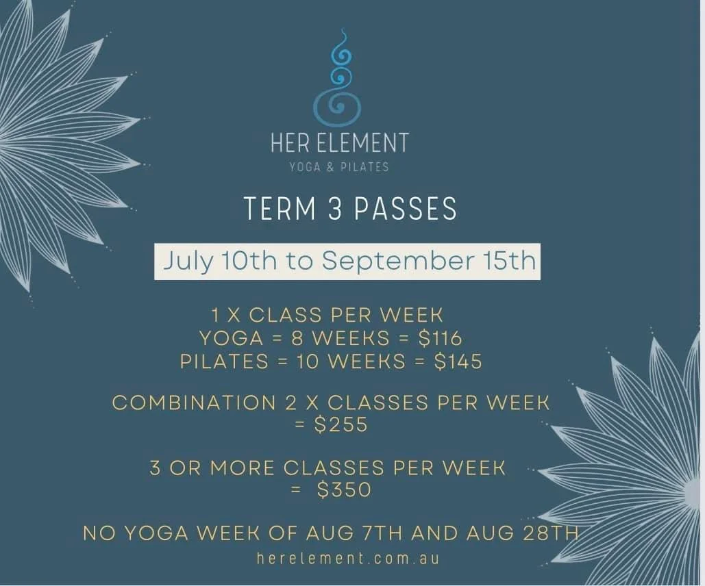 Class Passes — Her Element Yoga & Pilates