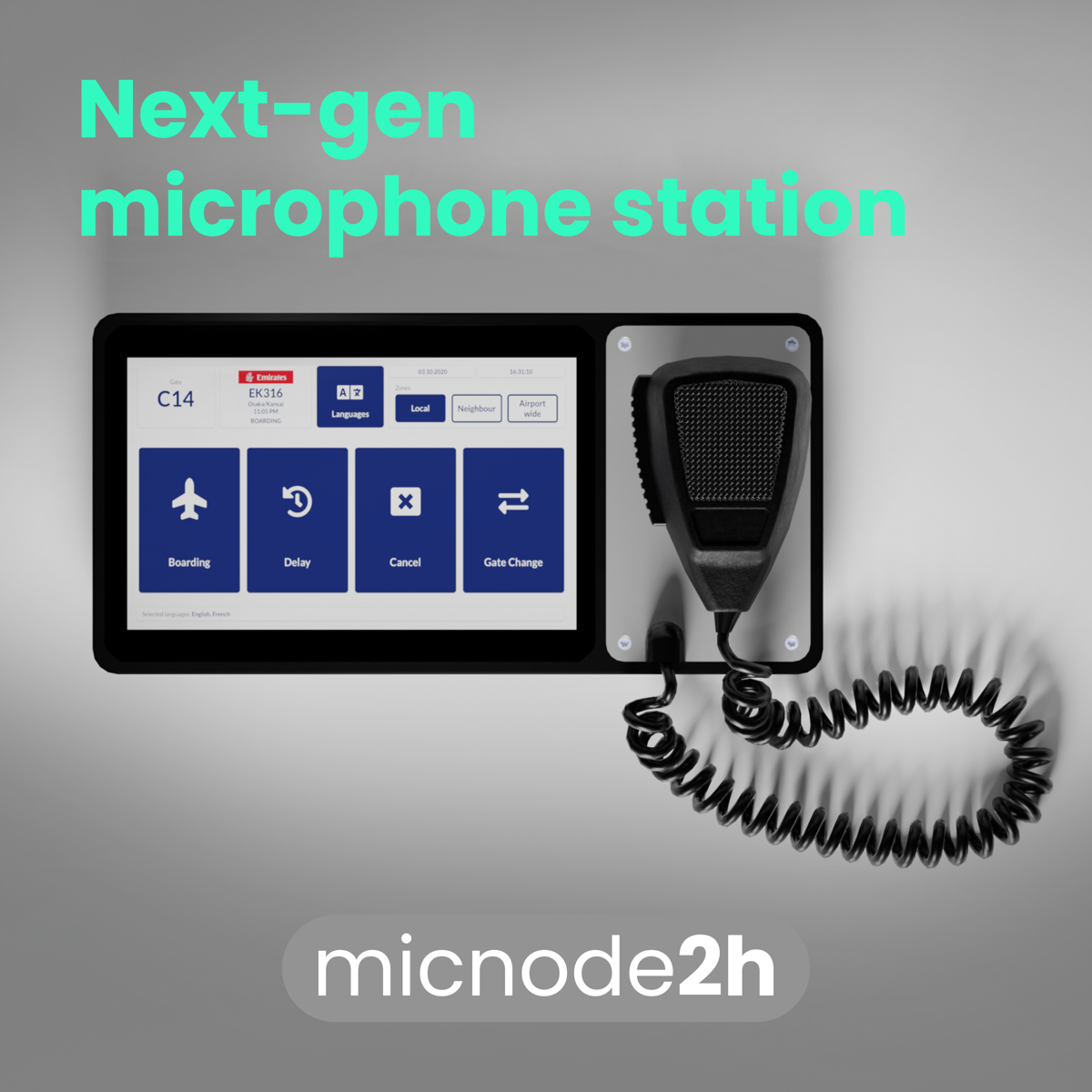 Microphone stations — nnounce