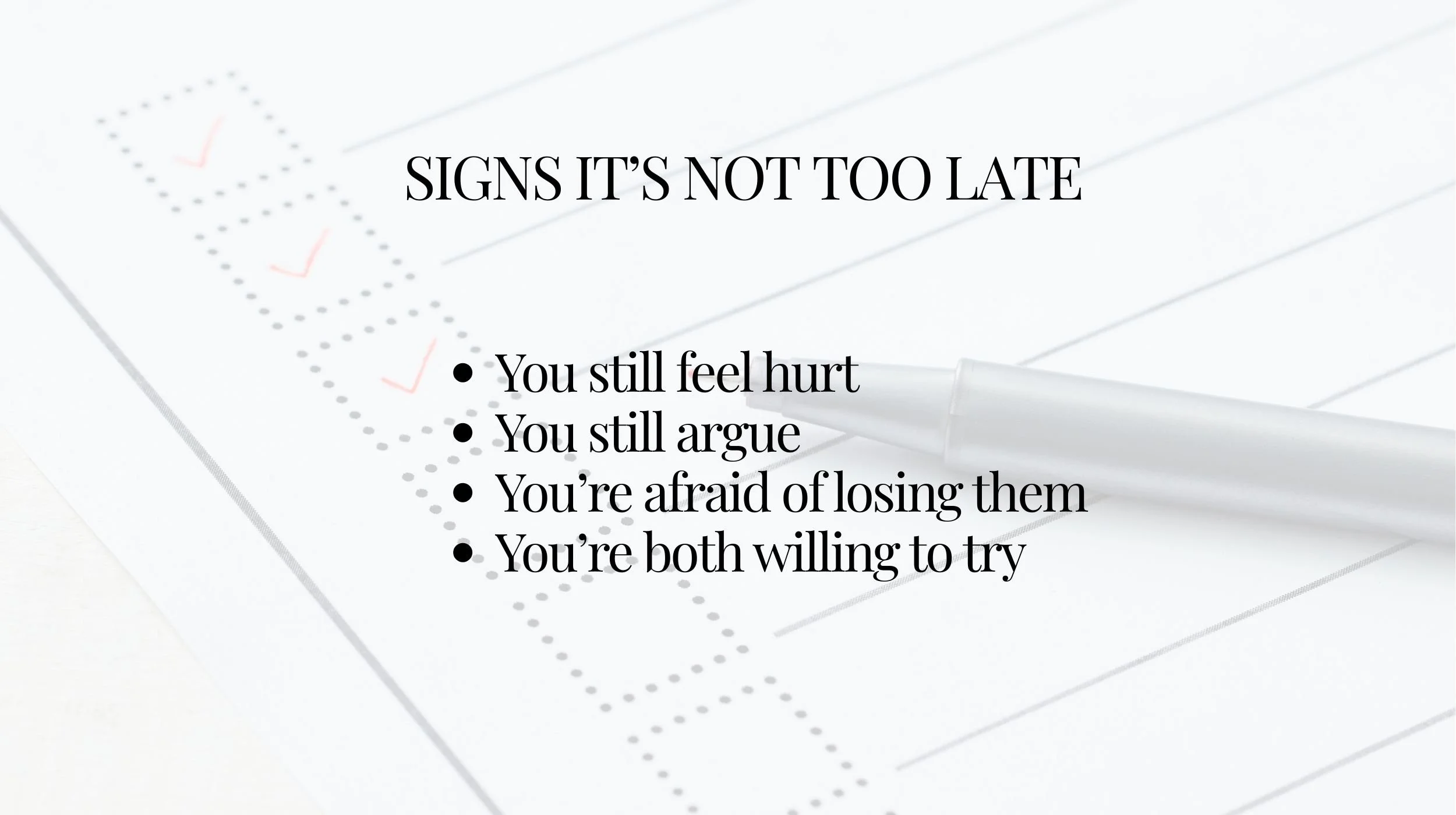 Couples Therapy Too Late? How to Save Your Marriage | Lisa Chen ...