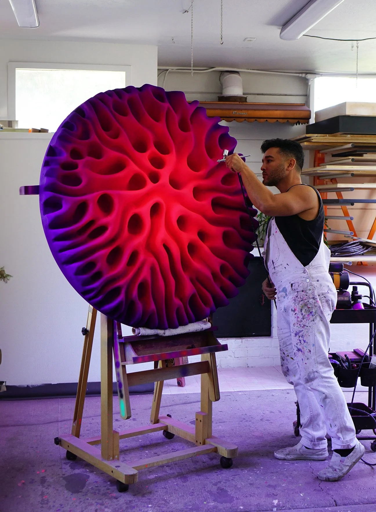 Abstract texture artist based out of California