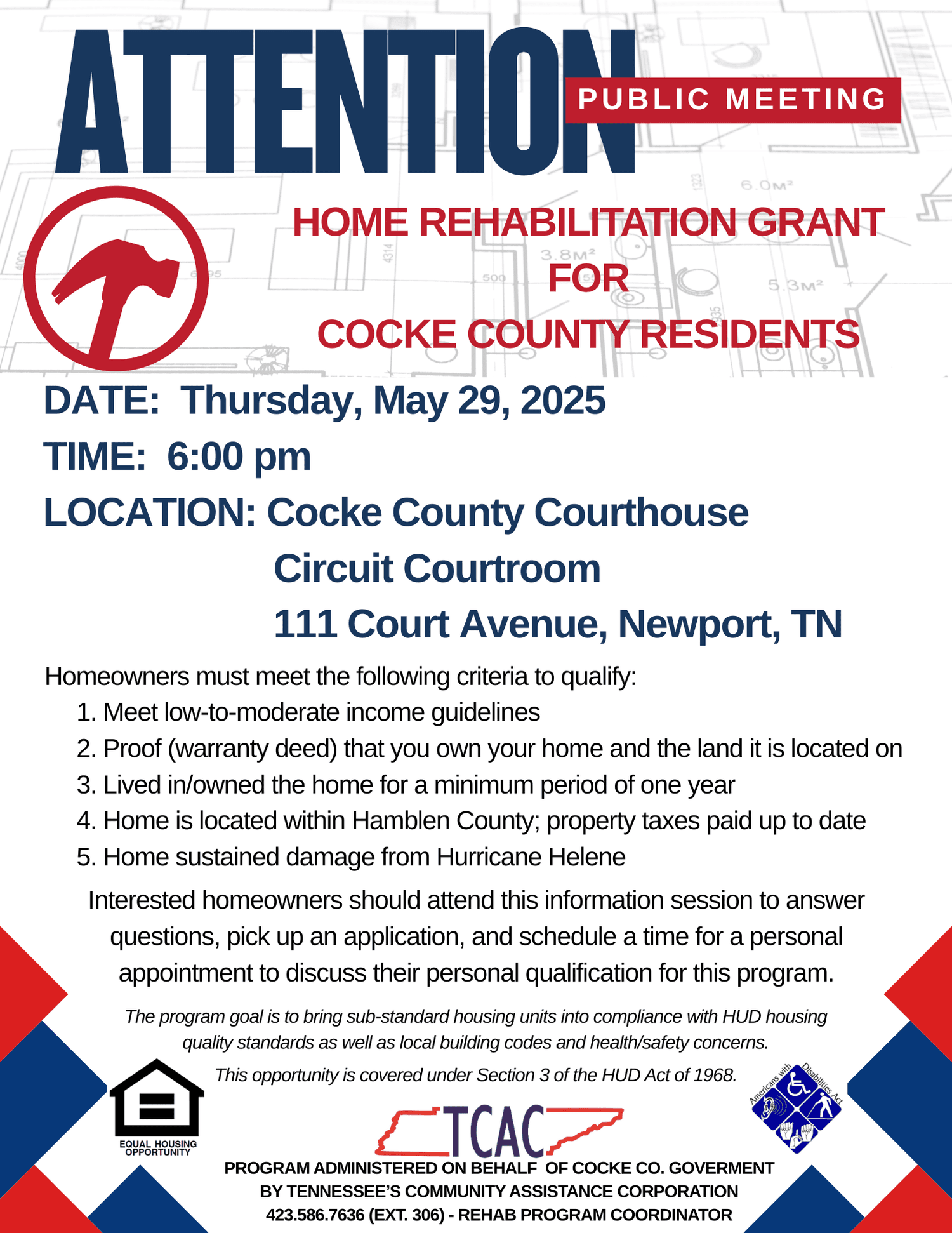 Flood Relief & Information — Cocke County, Tennessee