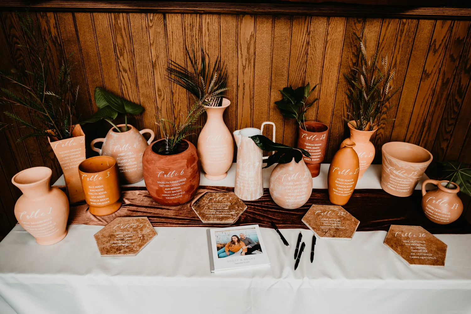 How-To: DIY Clay, Pot Wedding Table Numbers — Julia Brown Photo